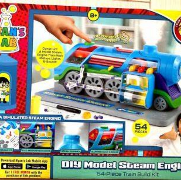 Ryan's World | Toys | Ryans World Mechanical Train Steam Engine ...